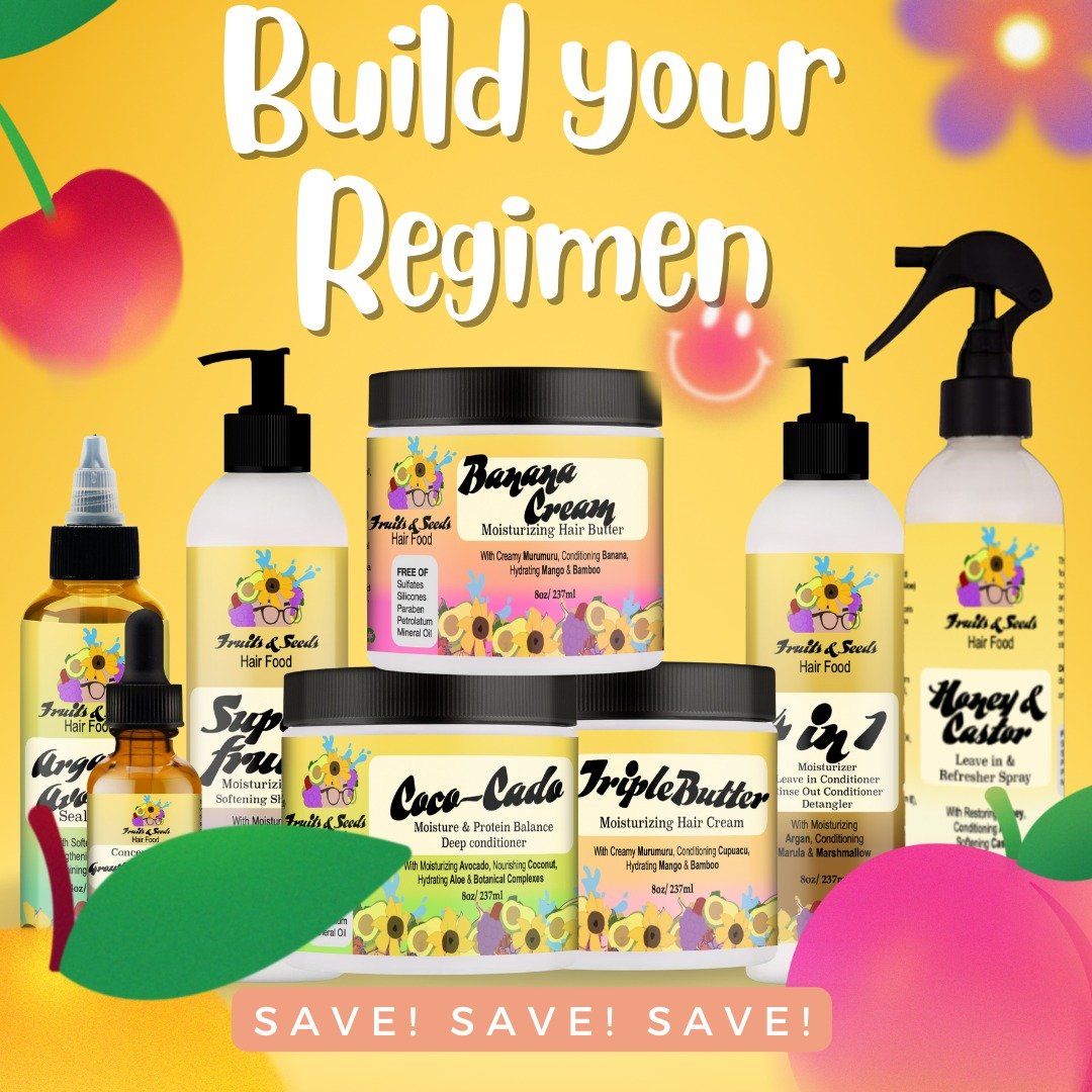 Build your personalize moisturizing Haircare regimen – Fruits & Seeds